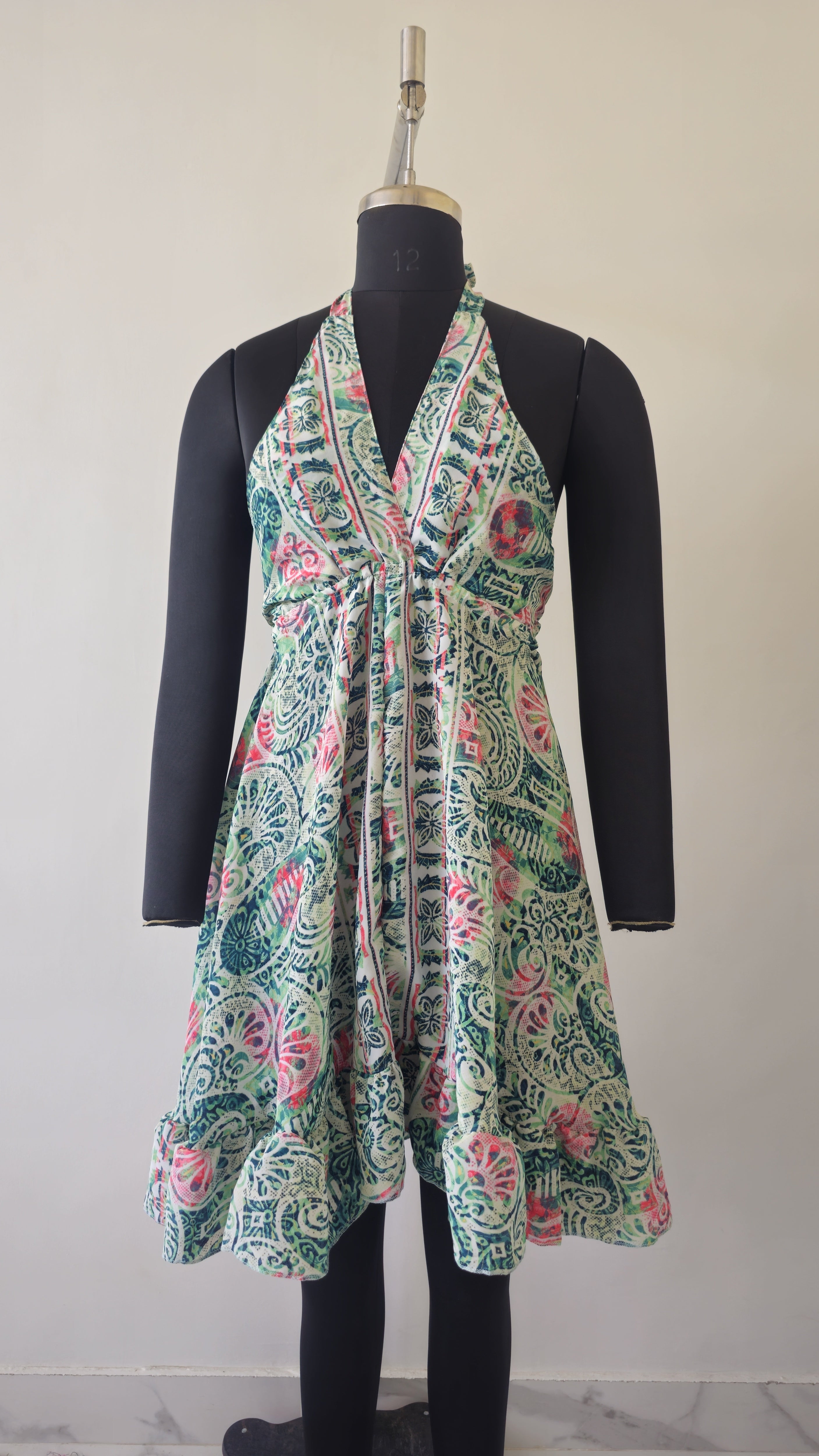 Backless Short dress With Adjustable neck straps – Tvaya