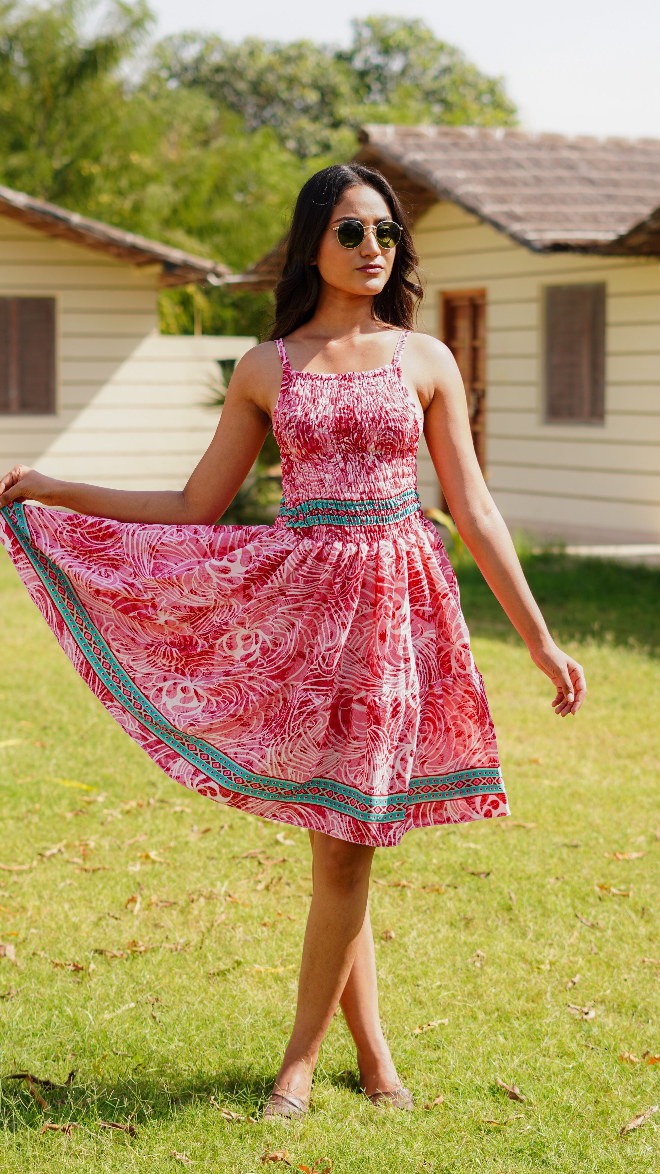 Short Frock - Pink – Tvaya